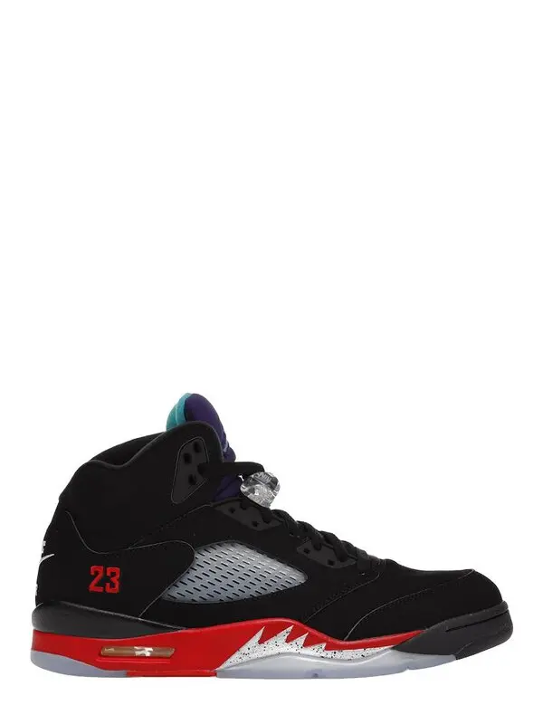 JORDAN 5 Retro Top 3 - Black/fire Red/grape Ice