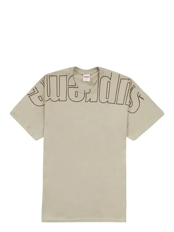 Supreme Upside Down Tee Shirt - Stone