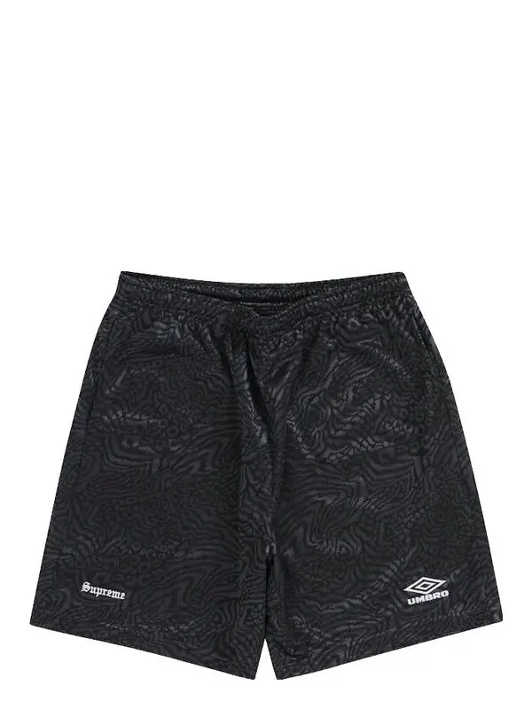 Supreme Jacquard Animal Print Soccer Short - Black