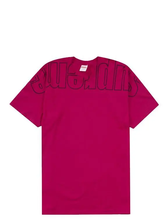 Supreme Upside Down Tee Shirt - Magenta