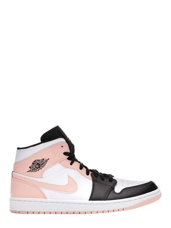 JORDAN 1 Mid Sneakers - White/arctic Orange/black