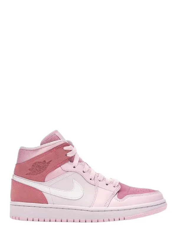 JORDAN 1 Mid Sneakers - Digital Pink/white/pink Foam