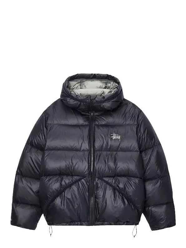 StÜssy Micro Ripstop Down Parka - Phantom Black