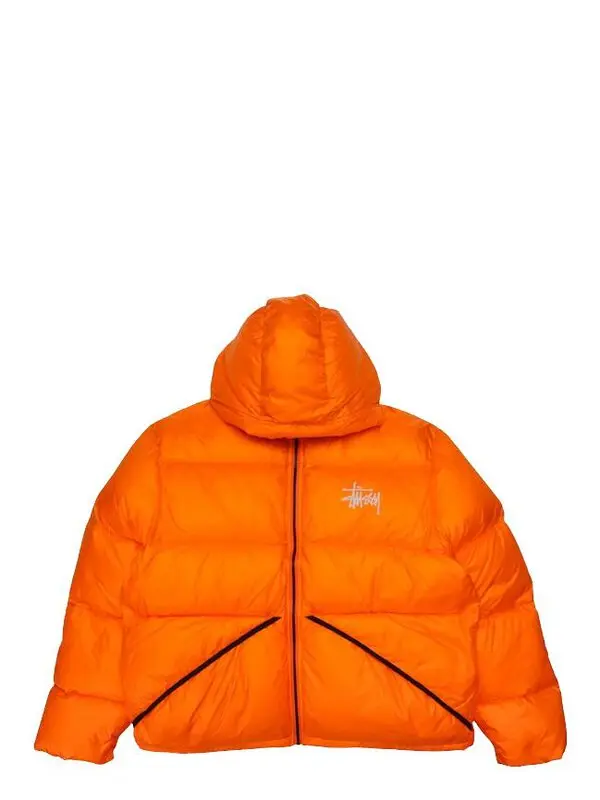 StÜssy Micro Ripstop Down Parka Jacket - Orange