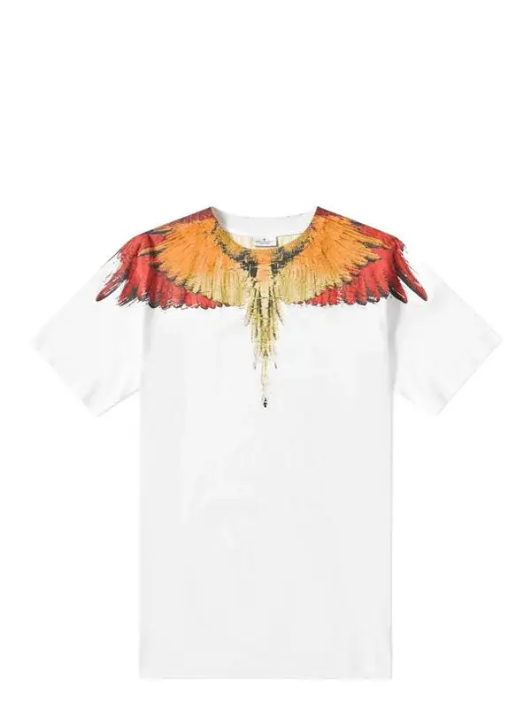 MARCELO BURLON COUNTY OF MILAN Wing T-shirt - White Orange