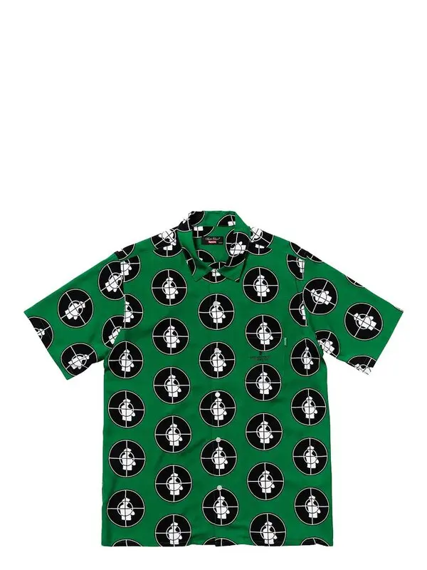 Supreme Undercover/public Enemy Rayon Shirt - Green