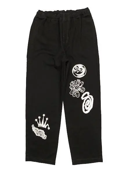 StÜssy Noma Icon Beach Pant - Washed Black