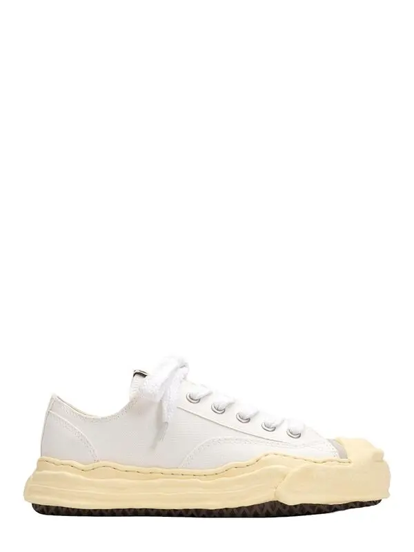 Mihara Yasuhiro Hank Vl Og Sole Canvas Low Sneakers - White