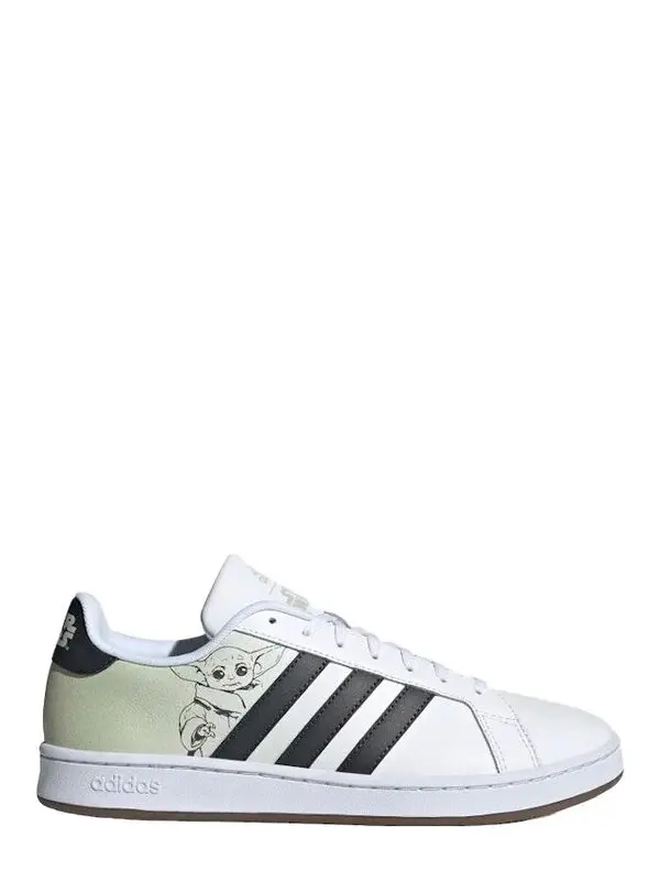 Adidas Grand Court Sneakers - Cloud White/carbon/halo Green