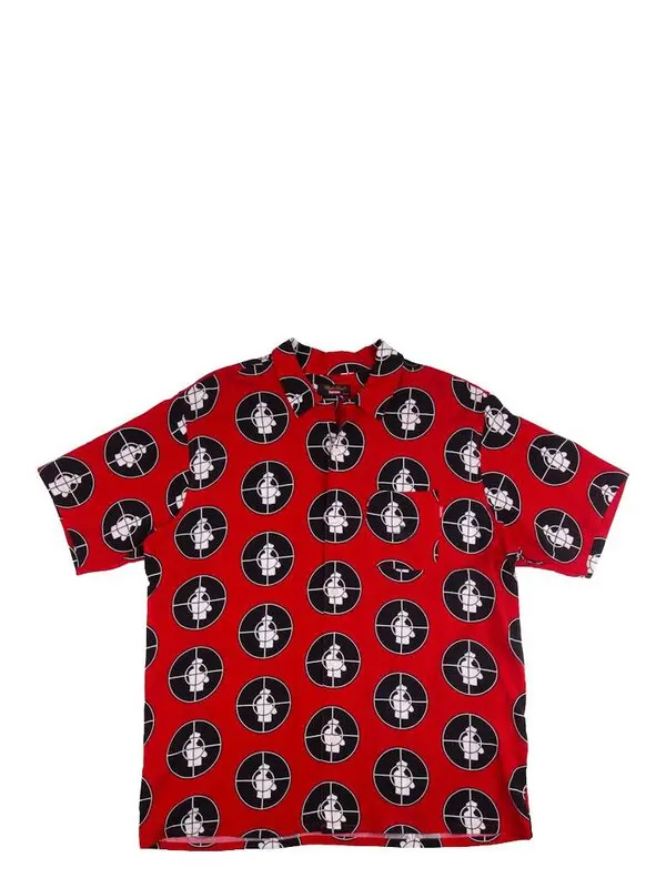 Supreme Undercover/public Enemy Rayon Shirt - Red