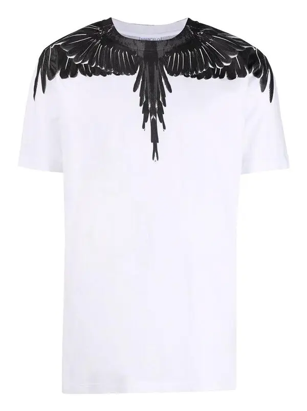 MARCELO BURLON COUNTY OF MILAN Wings Print T-shirt - White/black