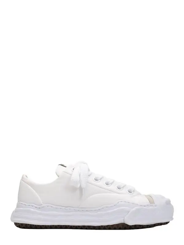 Mihara Yasuhiro Hank Og Sole Nylon Puffer Low Sneakers - White