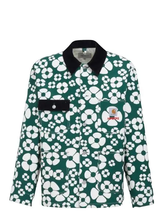 Marni X Carhartt Wip Work Jacket - Green/white