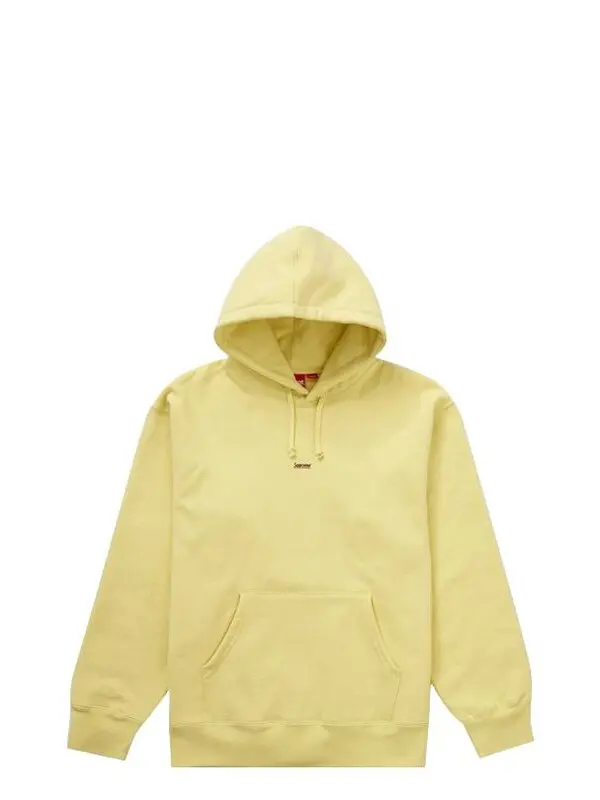 Supreme Underline Hooded Sweatshirt - Pale Yellow