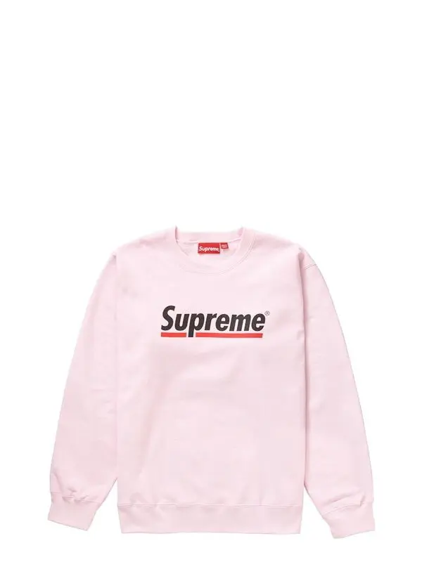 Supreme Crewneck Sweatshirt - Light Pink Heather