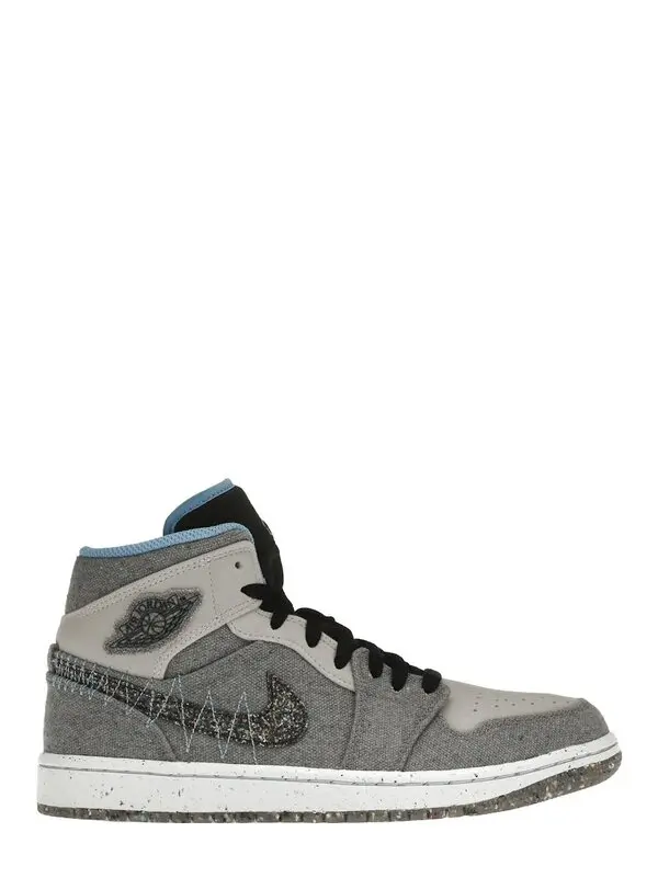 JORDAN 1 Mid Crater Neutralin Sneakers - Grey/neutral Grey/university Blue