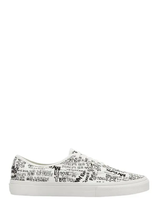 VANS Og Authentic Comme Des Garcons Graffitiin - White/black