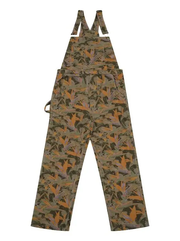 Drew House Fleece Overalls - Drew Camo