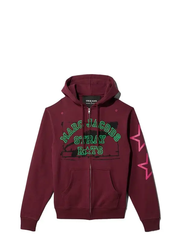 Marc Jacobs X Stray Rats The Hoodie - Burgundy