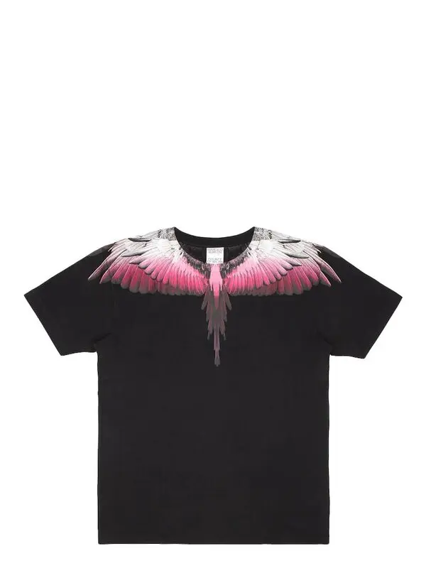 MARCELO BURLON COUNTY OF MILAN Wing T-shirt - Black Pink