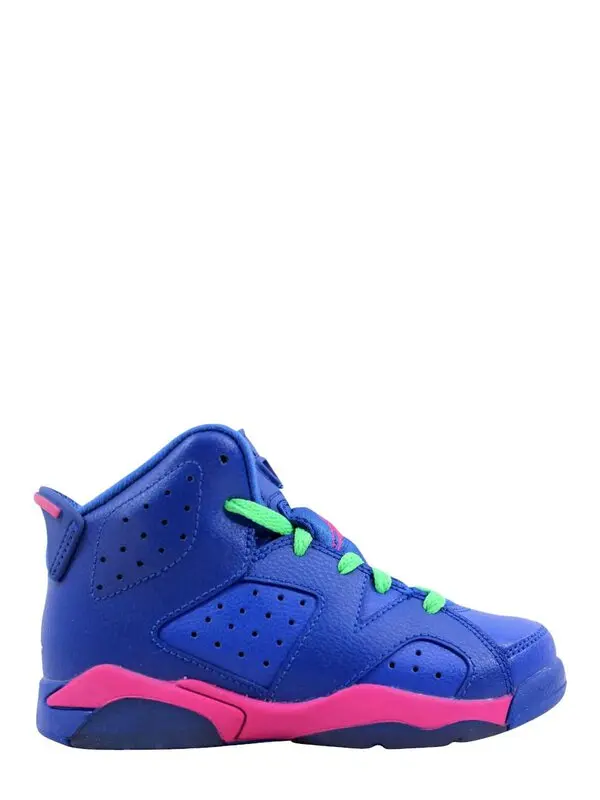 JORDAN 6 Retro Gpin - Game Royal/white Vivid Pink Light Lucid Green