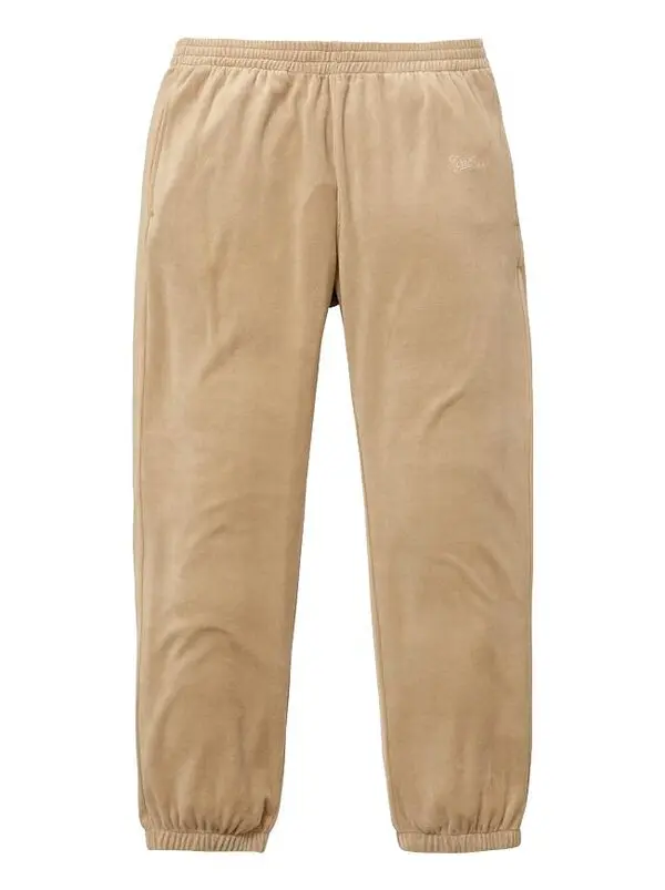Supreme Velour Warm Up Pant - Khaki