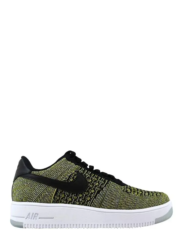 Nike Air Force 1 Flyknit Low Sneakers - Black/blue Tint