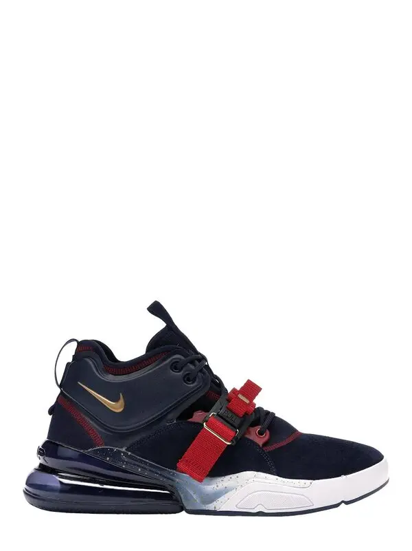 Nike Air Force 270 Olympic Sneakers - Obsidian/metallic Gold/gym Red