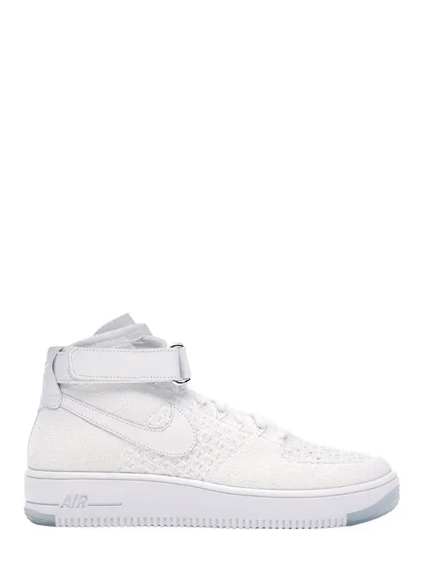 Nike Air Force 1 Ultra Flyknit Mid-top Sneakers - White