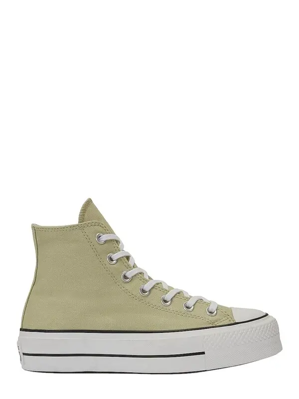 CONVERSE Chuck Taylor All Star Lift Platform High-top Sneakers - Olive Aura/white/black