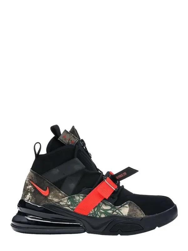 Nike Air Force 270 Utility Realtree Sneakers - Black/team Orange