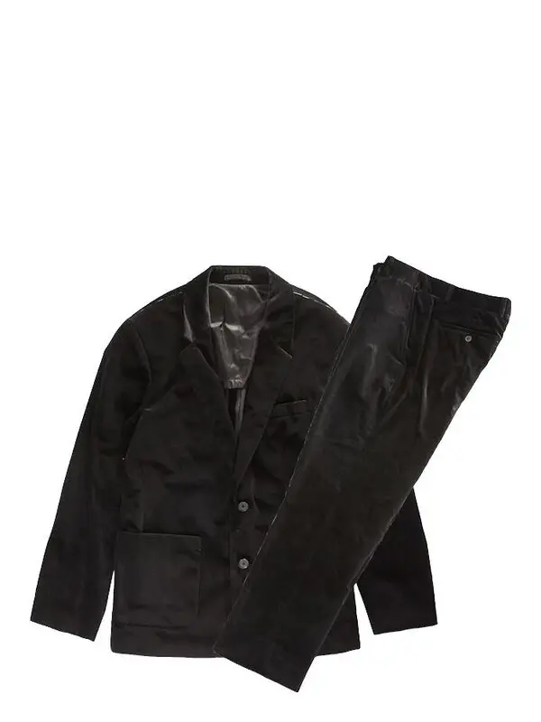 Supreme Velvet Suit - Black