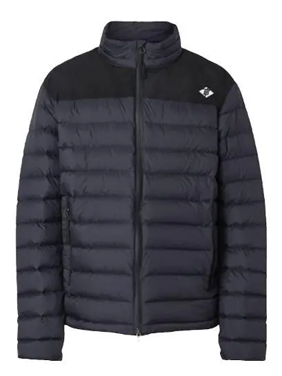 Burberry Logo Graphic Lightweight Padded Jacket - Navy Blue/black