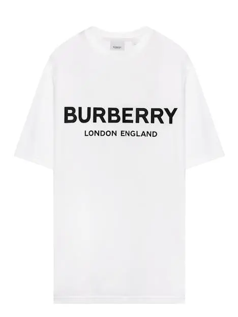 Burberry Logo Print T-shirt - White
