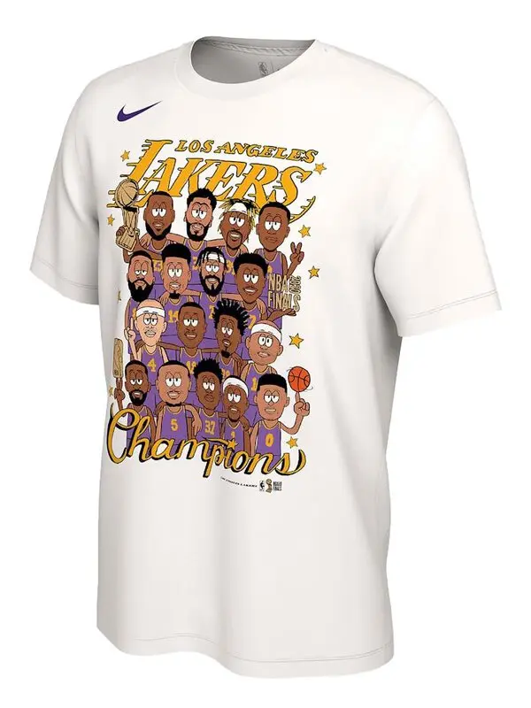 Nike Los Angeles Lakers Champions Club Roster T-shirt - White