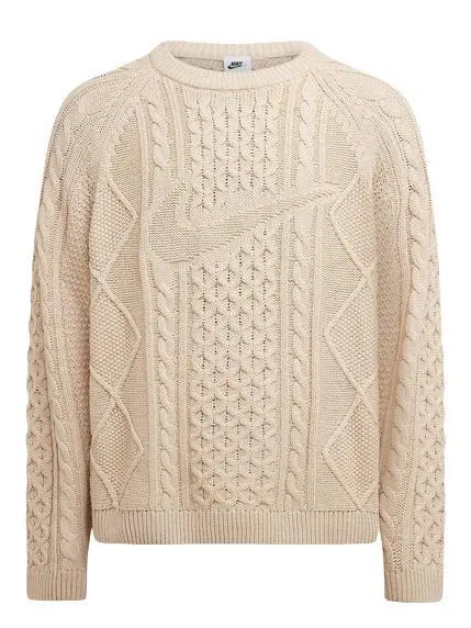 Nike Life Cable Knit Sweater - Rattan