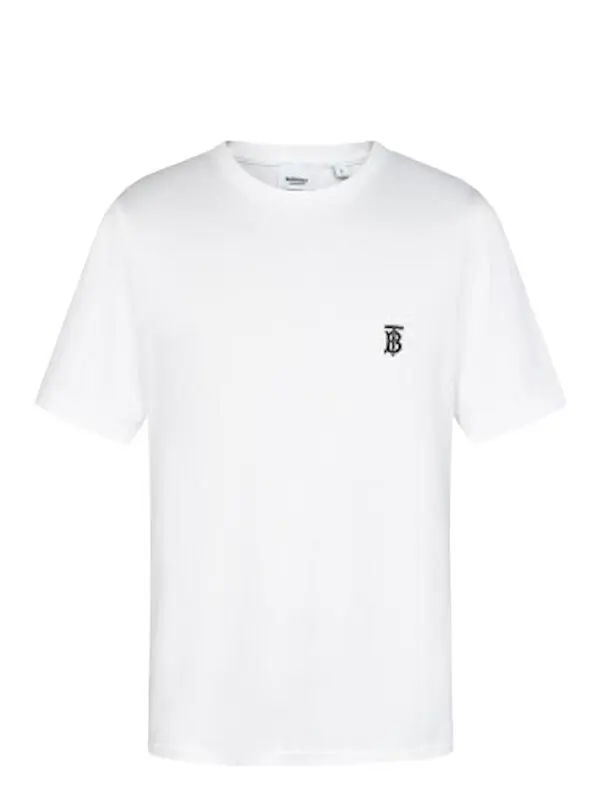 Burberry Monogram Motif Logo T-shirt - White