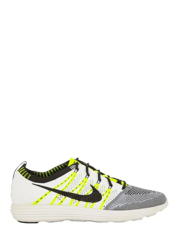 Nike Lunar Flyknit Htm Sneakers - White/black/volt