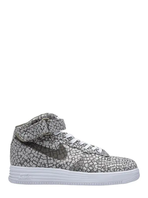 Nike Lunar Force 1 Mid Jacquard Sao Paulo Sneakers - Light Iron Ore/bamboo