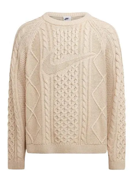 Nike Life Cable Knit Sweater - Rattan