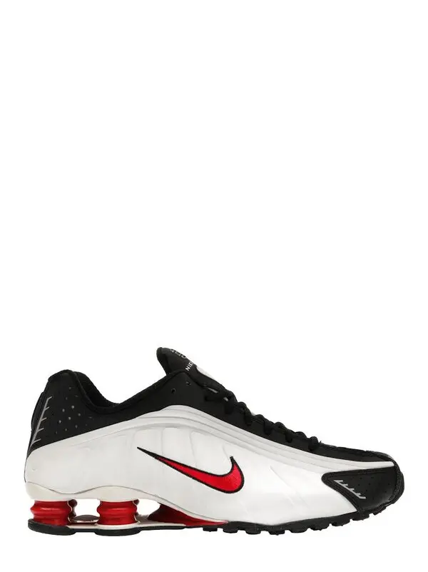 Nike Shox R4 Sneakers - Platinum Tint/university Red/black