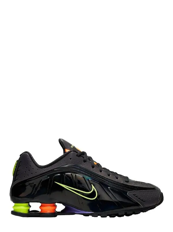 Nike Shox R4 Gel Sneakers - Black/volt/orange