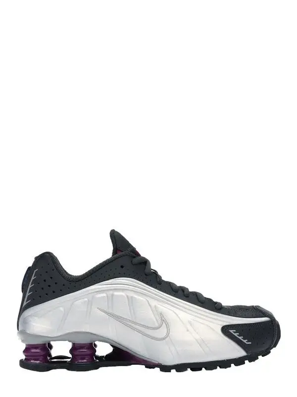 Nike Shox R4 Athletic Sneakers - Anthracite/true Berry/metallic Silver