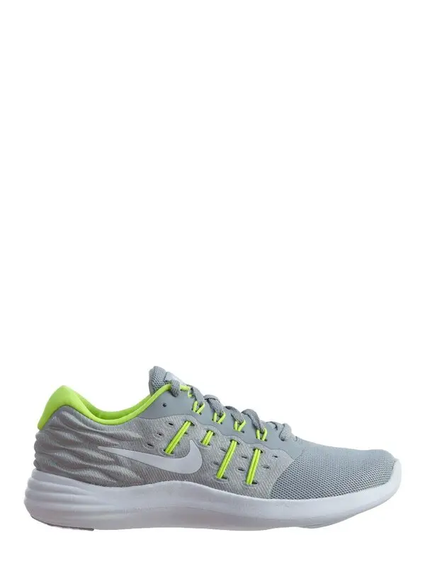 Nike Lunarstelos Athletic Sneakers - Wolf Grey/white/volt