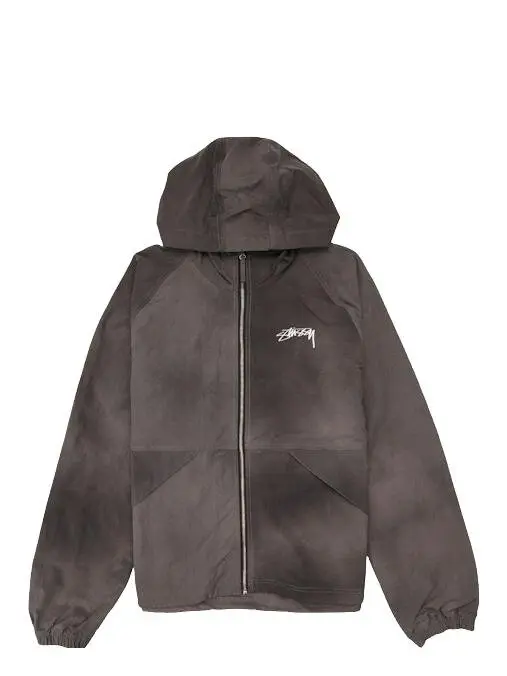 StÜssy Wave Dye Beach Shell Jacket - Black