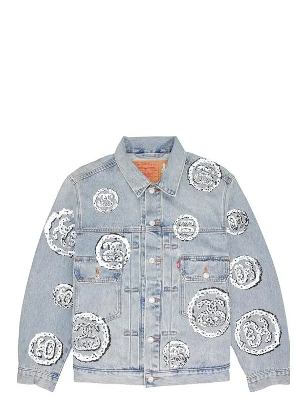StÜssy X Denim Tears Type 2 Jacket - Indigo