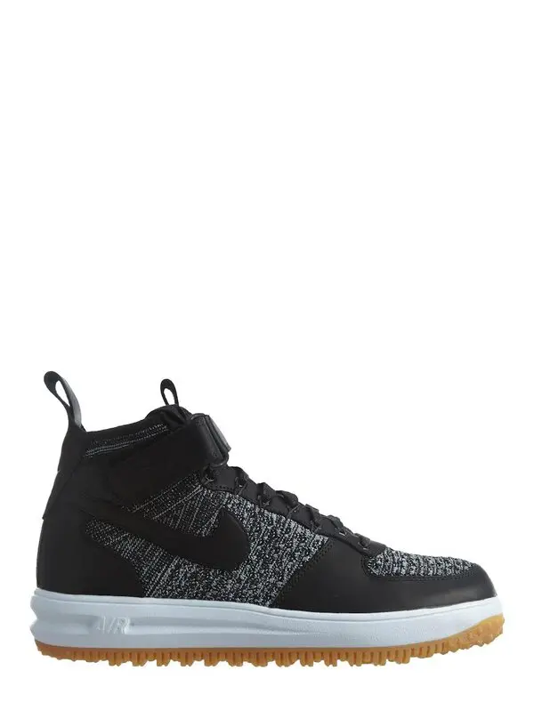 Nike Lunar Force 1 Flyknit Workboot - Black/white/wolf Grey