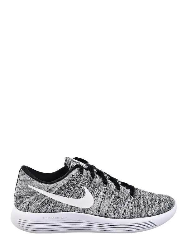 Nike Lunarepic Flyknit Low Sneakers - Black/white