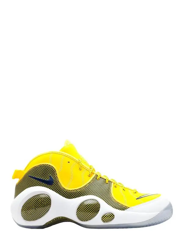 Nike Air Zoom Flight 95 Jason Kidd Sneakers - Tour Yellow/mid Navy Blue/white