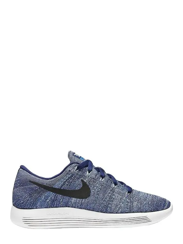 Nike Lunarepic Flyknit Low Sneakers - Dark Purple Dust/black/star Blue